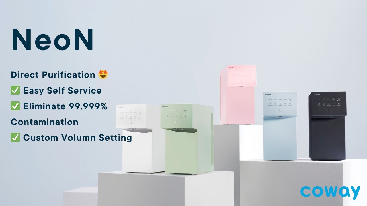 NeoN - Coway Water Purifier | Own Your Aesthetics Affordably - YouTube