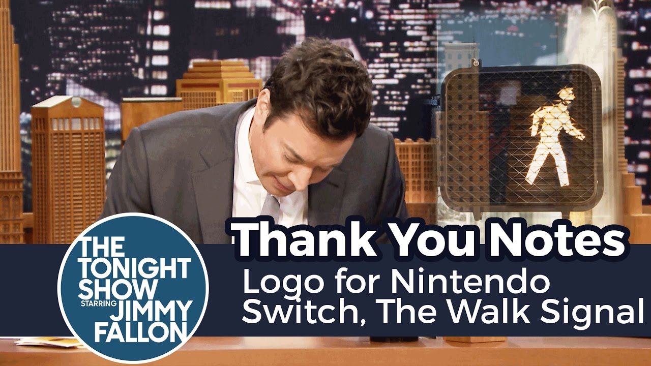Thank You Notes: Logo for Nintendo Switch, The Walk Signal Guy - YouTube