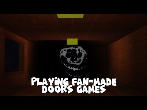 Playing Fan-Made Doors Games! | DOORS 🚪 - YouTube