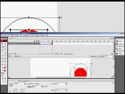 OEF Flash CS3 Basics: 006 Tween - YouTube