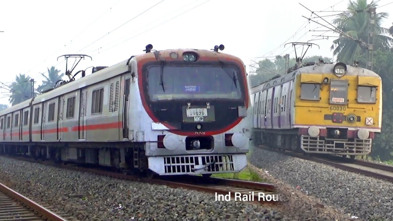 Sealdah Katwa Galping BEML Local Train & Haldibari Intercity Express ...
