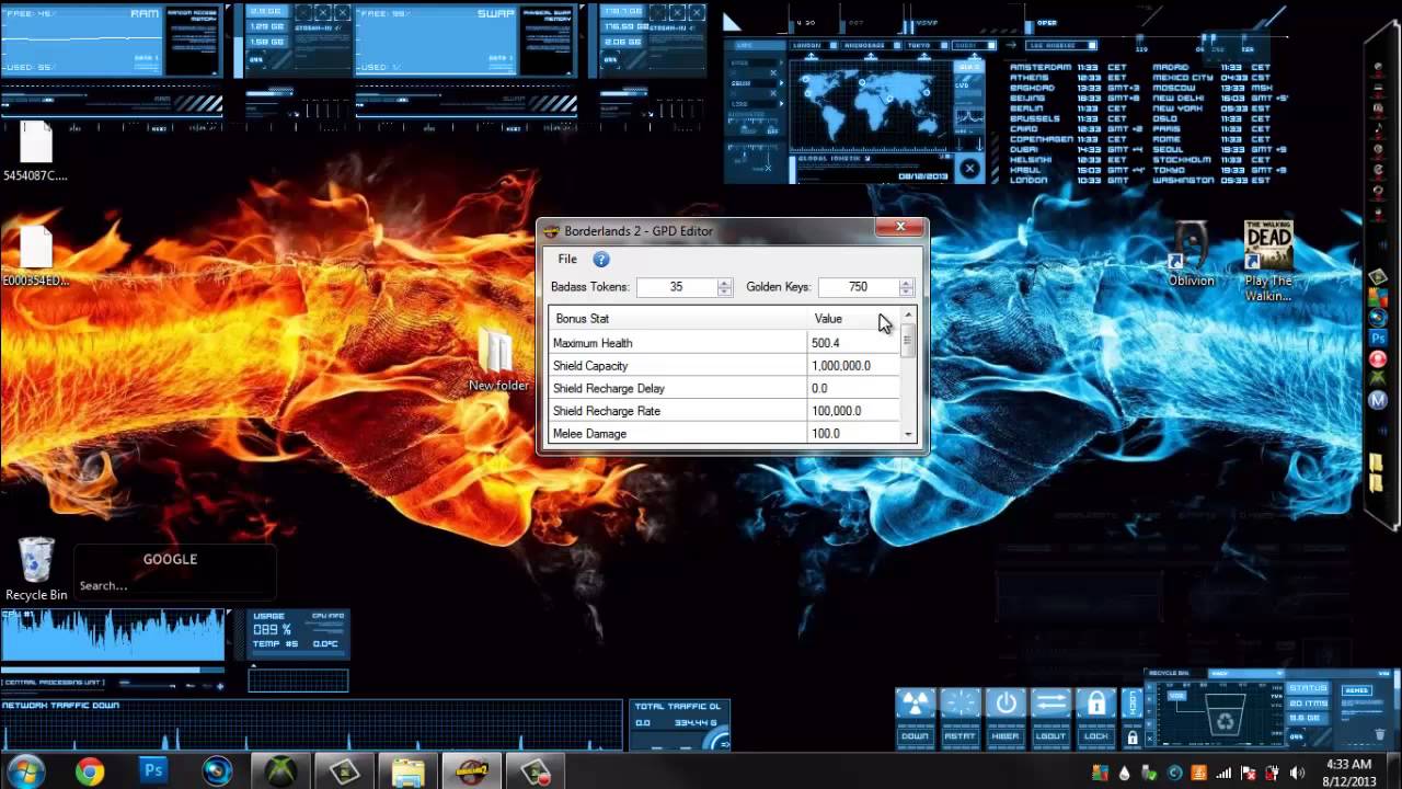 MOD BORDERLANDS 2 GOLDEN KEYS AND BONUS STATS llXBOXll - YouTube