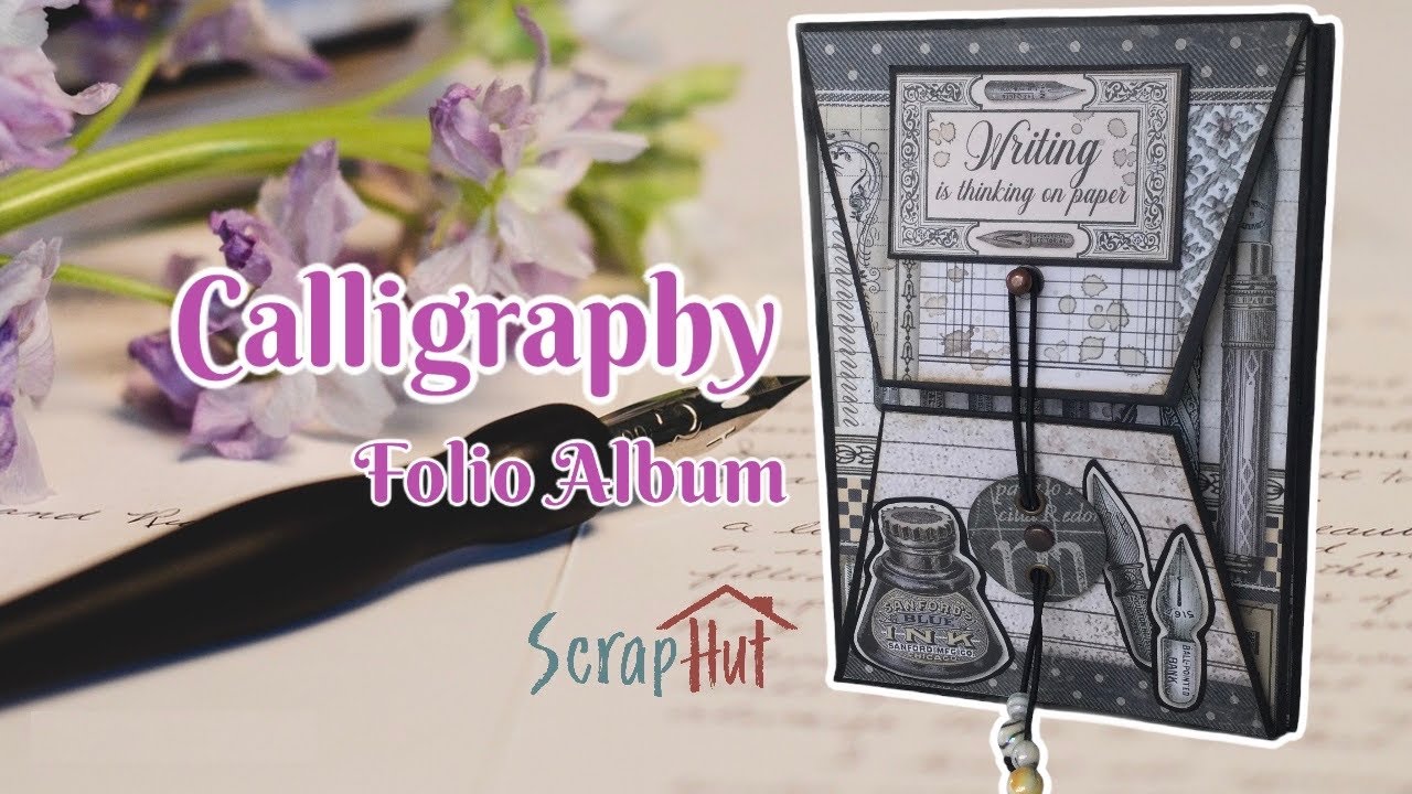Calligraphy Folio Album - walk through - YouTube