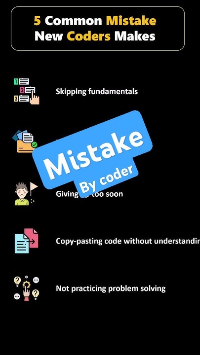 Common mistake by new coders || coding motivation - YouTube