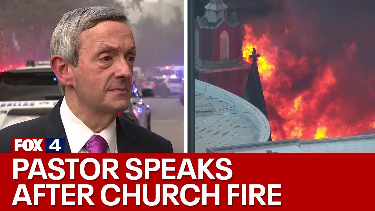 Pastor Robert Jeffress on First Baptist Dallas historic sanctuary fire ...