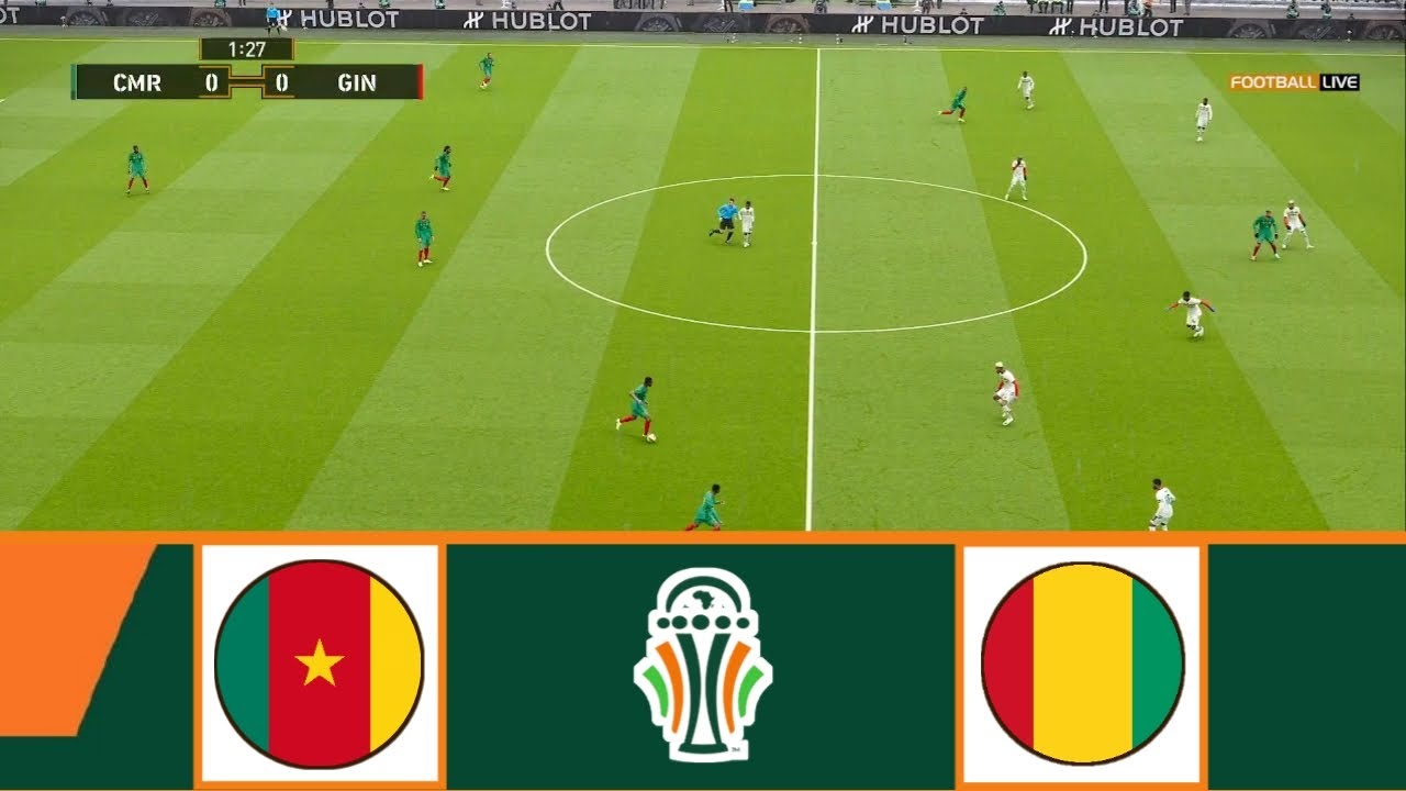 CAMEROON VS GUINEA | AFRICA CUP OF NATIONS 2023/2024 | FOOTBALL LIFE ...