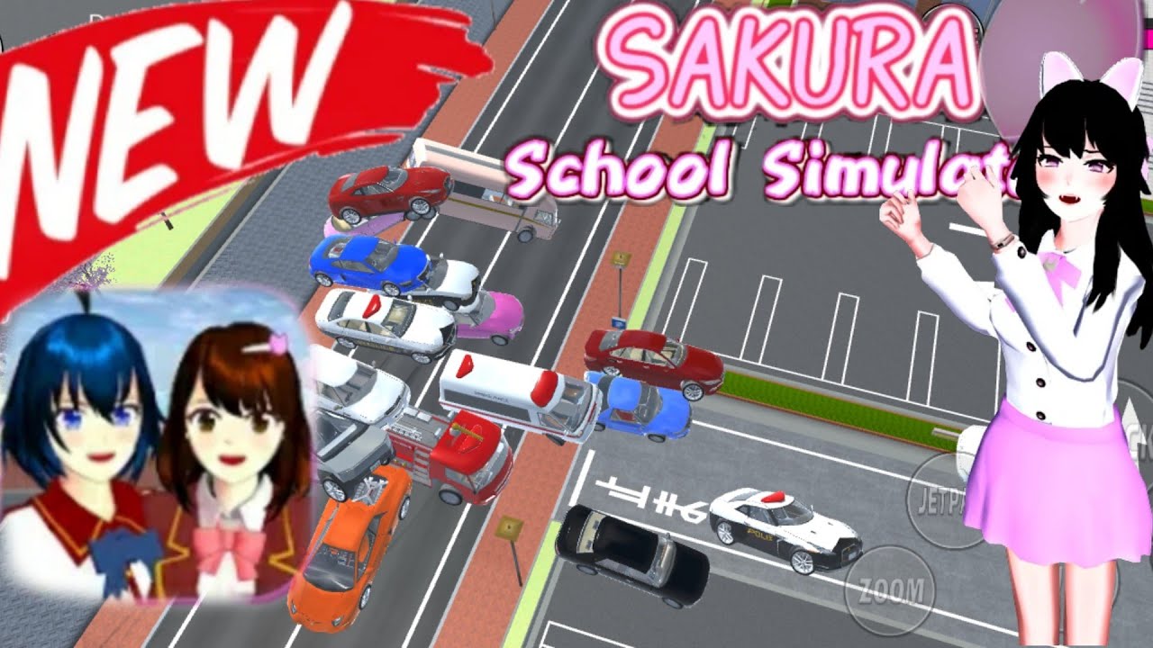 Sakura all cars collection in a air 😲😱🤯 ll SAKURA SCHOOL SIMULATOR 🤯🙀🎮 ...