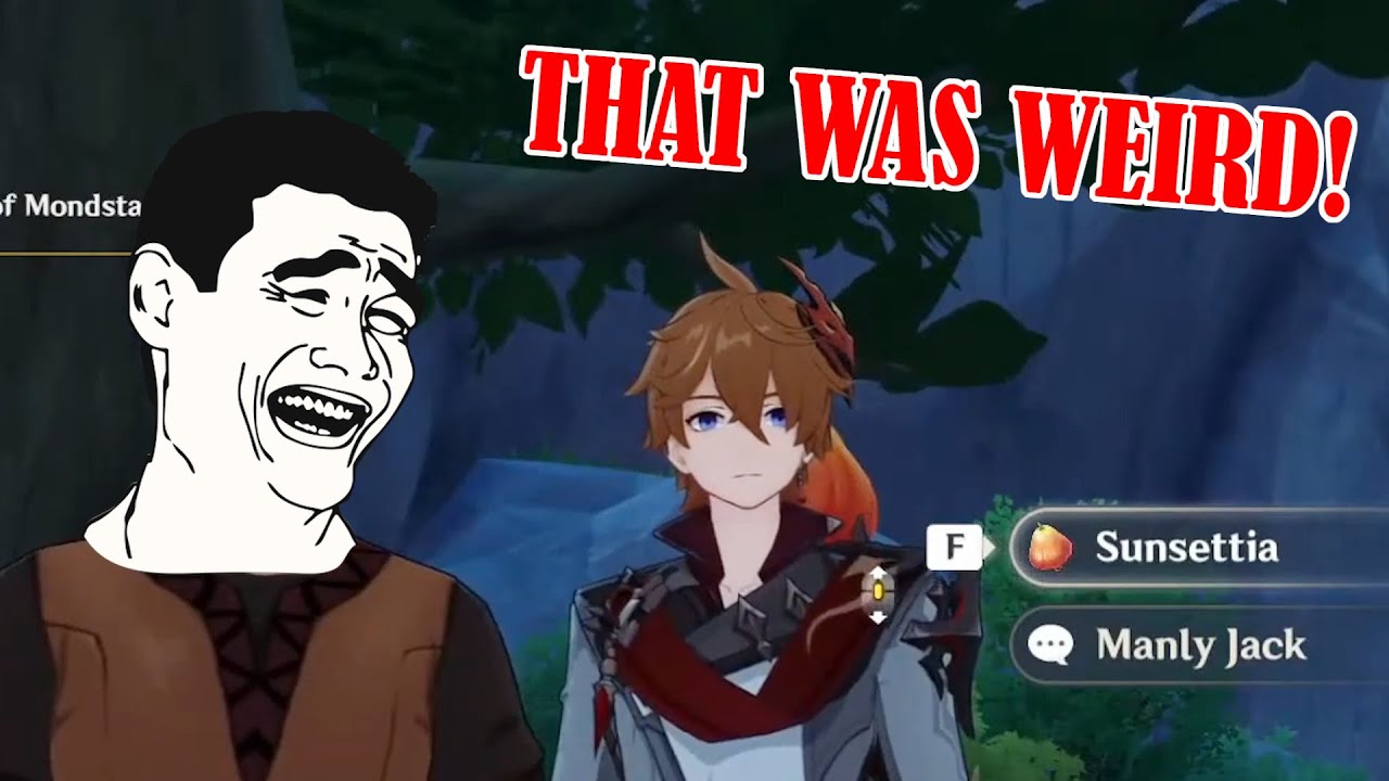 Weird Genshin Impact NPC - YouTube