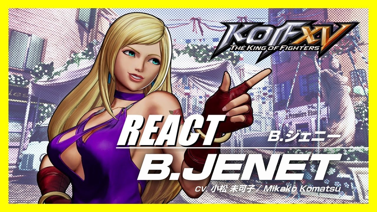 KOF XV - B.JENET DLC Character - YouTube