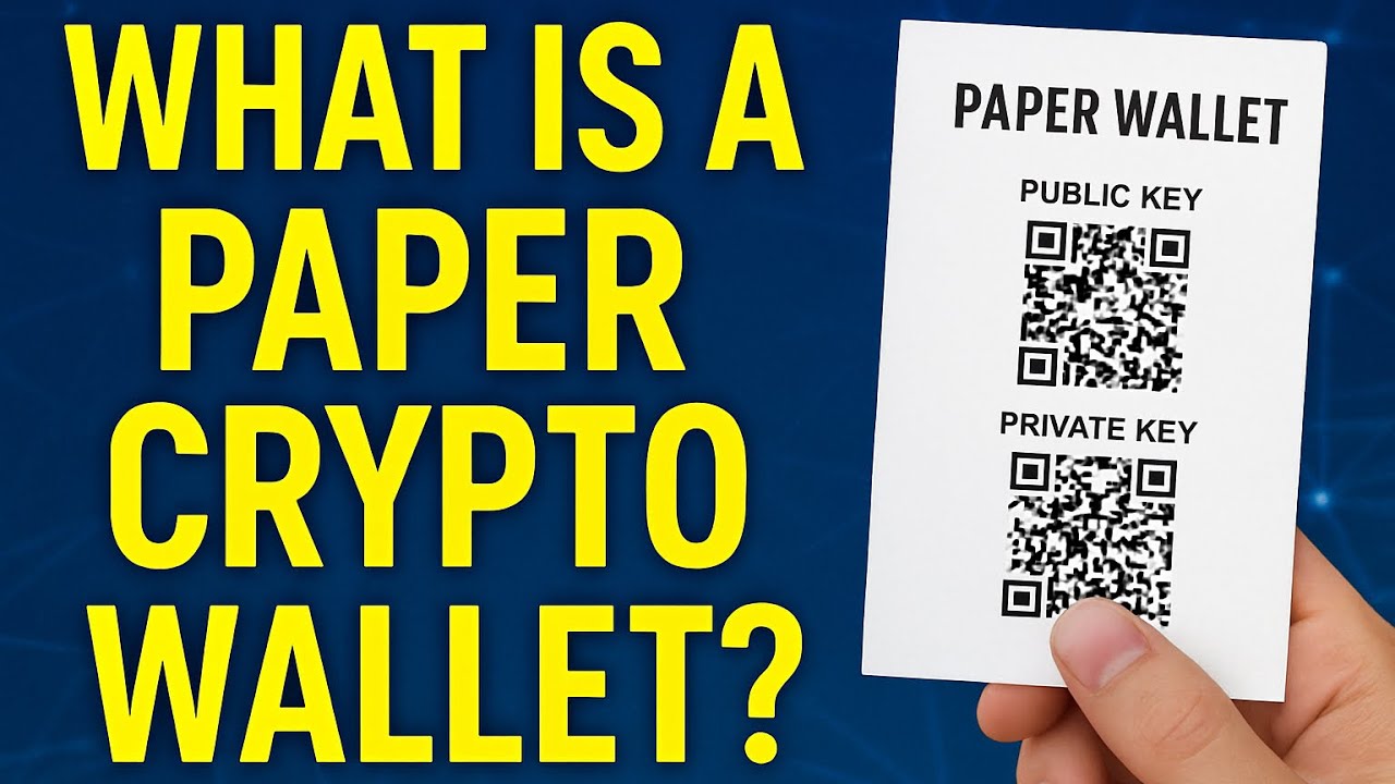 What Is a Paper Crypto Wallet? (Safest Offline Storage Explained) - YouTube
