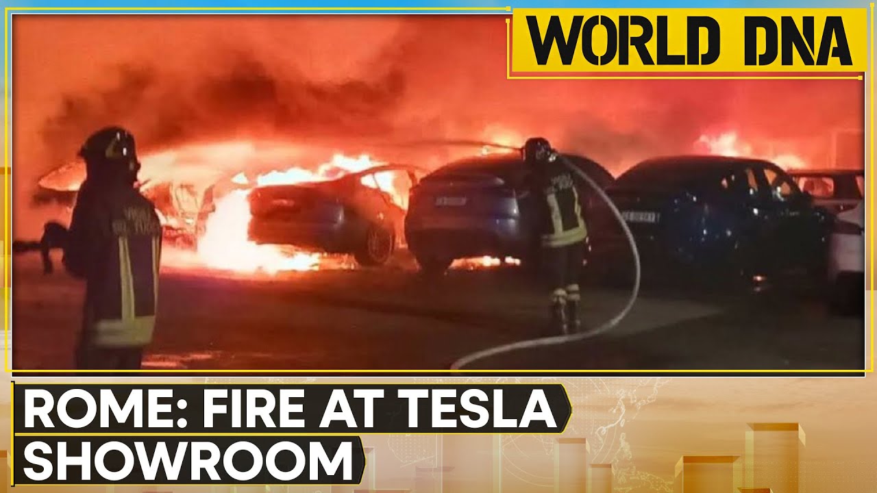 Fire At Tesla Dealership Near Rome Destroys 17 Cars; Authorities ...