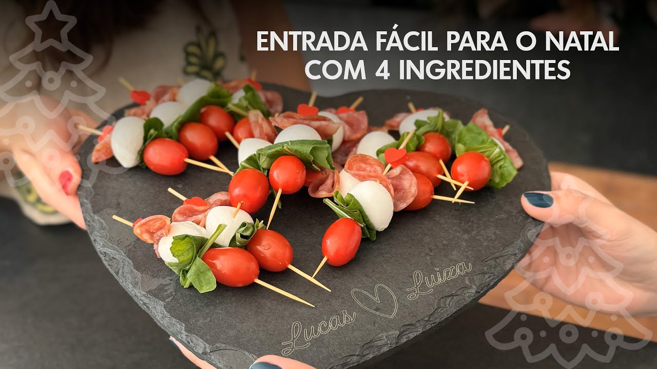 Entrada fácil e rápida para o Natal - 4 ingredientes - YouTube