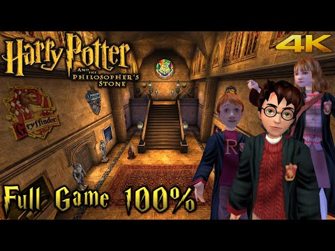Harry Potter and the Philosopher's Stone PC - Full Game 100% 4K 60fps Walkthrough - No Commentary