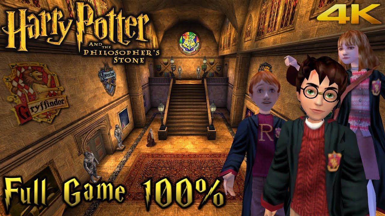 Harry Potter and the Philosopher's Stone PC - Full Game 100% 4K 60fps ...