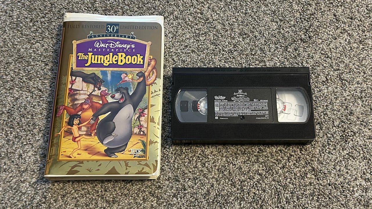 The Jungle Book 1997 VHS (Version #1) Overview - YouTube