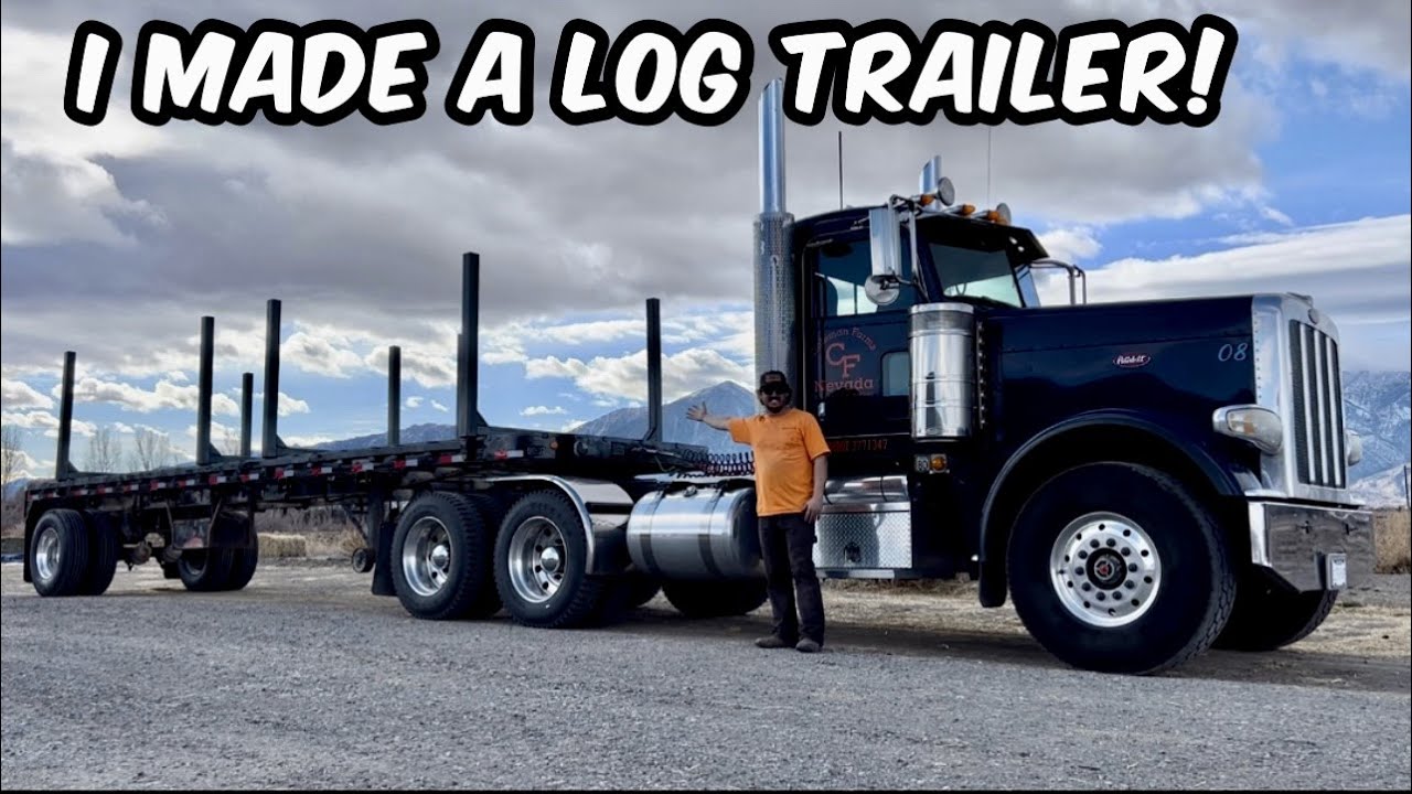 How I Made Log Bunks For My 1966 US Navy Trailer - YouTube