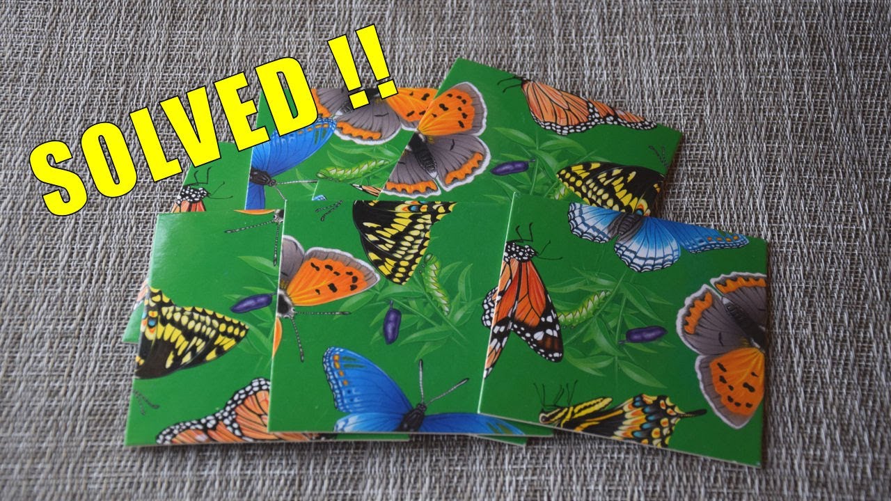 Scramble Squares Butterflies Puzzle Solution YouTube Scramble Squares Butterflies Puzzle Solution YouTube