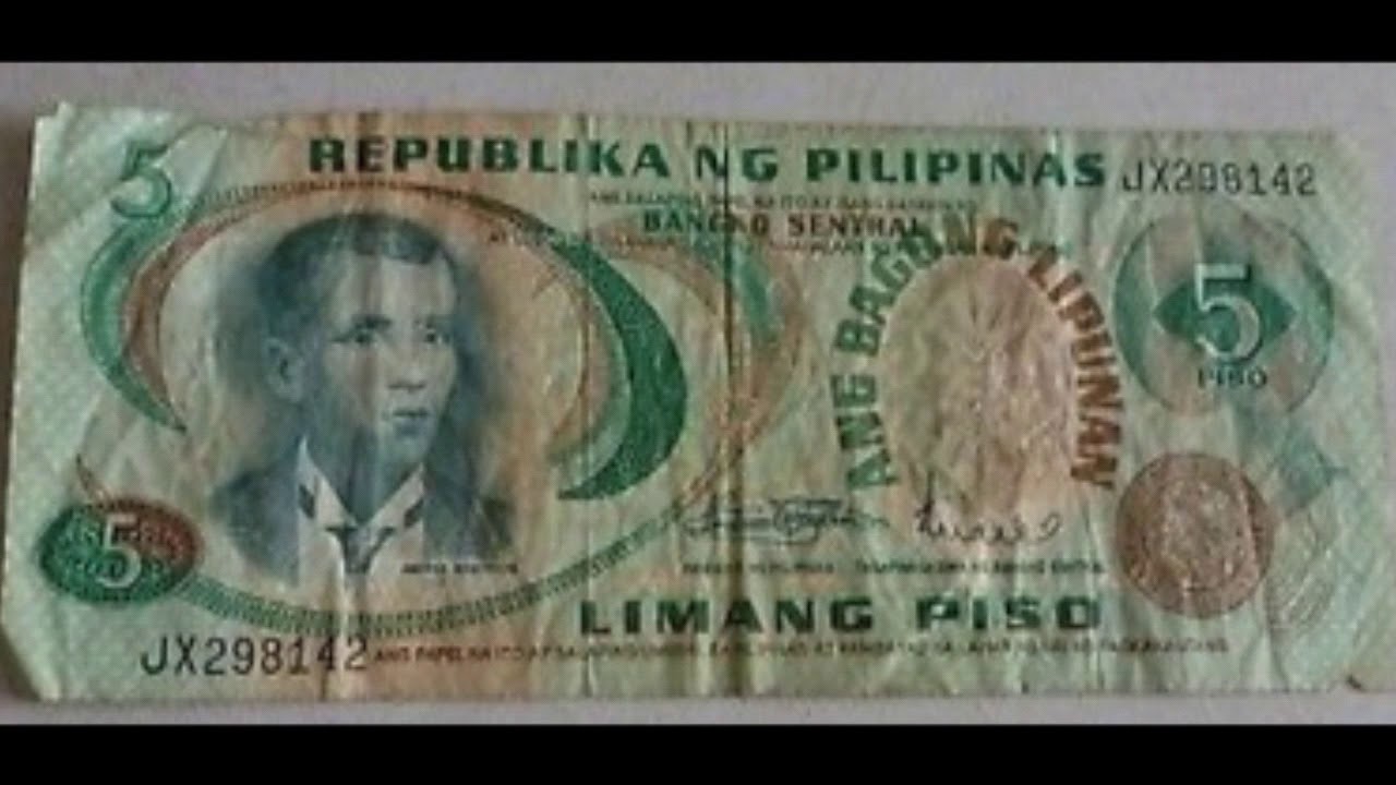 Republika ng Philipinas Banknote 5 Limang Piso WORTH? - YouTube