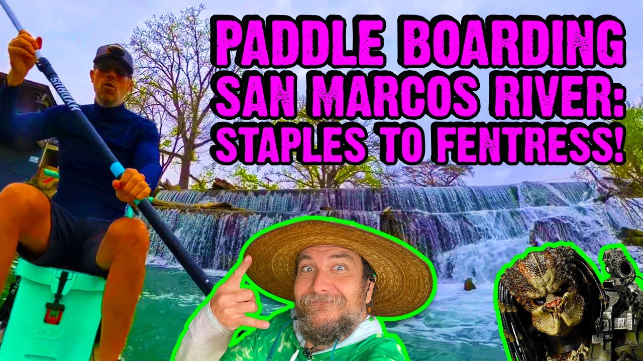 Paddle Boarding San Marcos River Staples To Fentress - YouTube