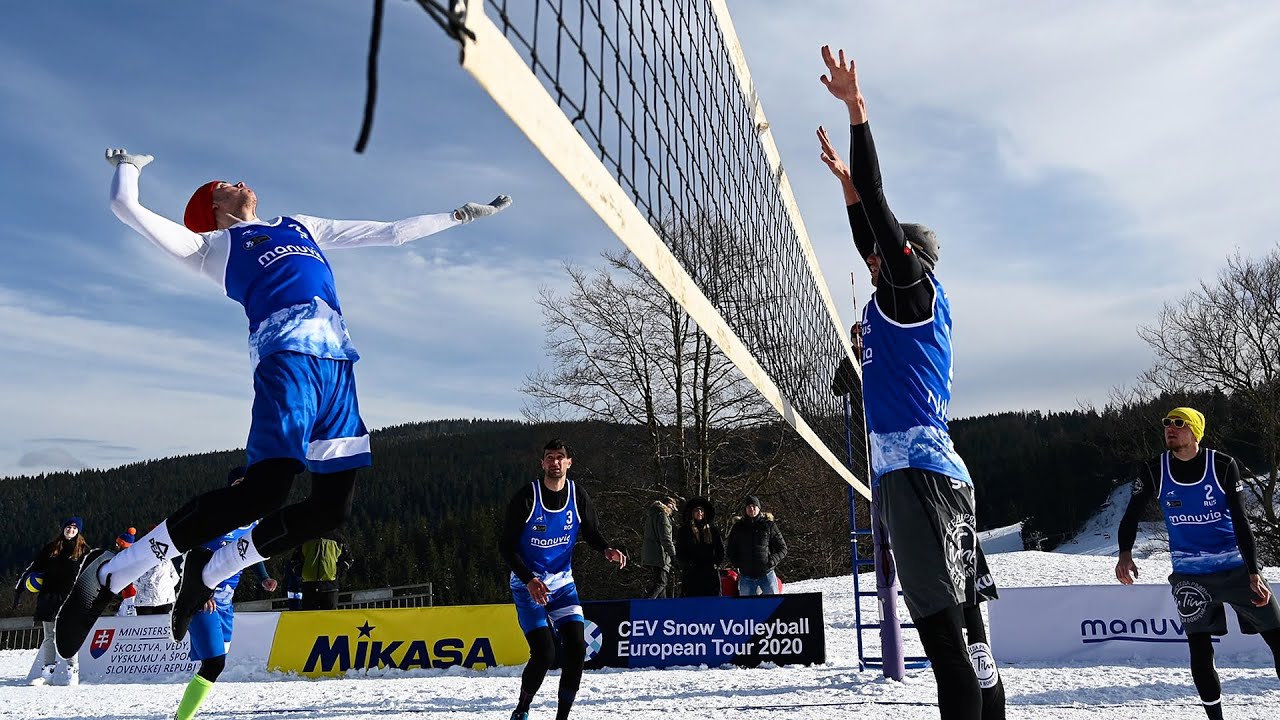 Snow Volleyball: Lithuania vs Ukraine | Round 3 - YouTube