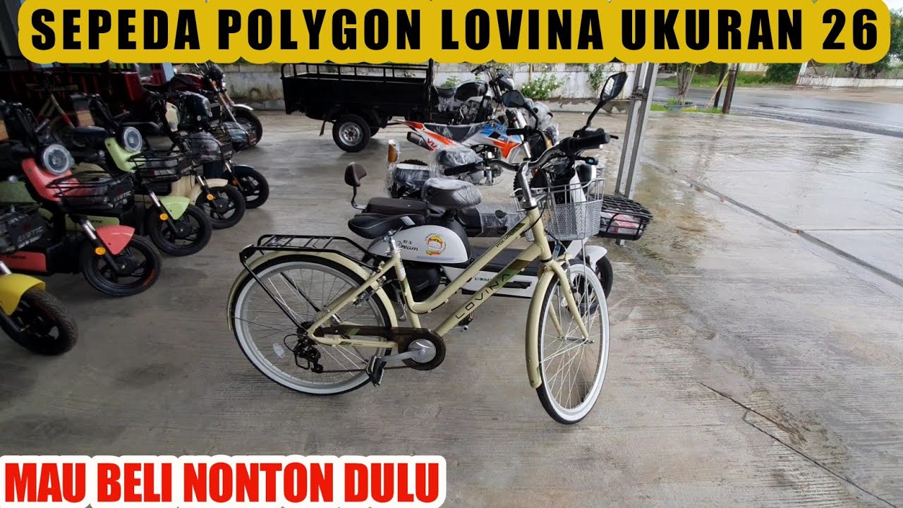 SEPEDA POLYGON LOVINA UKURAN 26 (TERLARIS) - YouTube