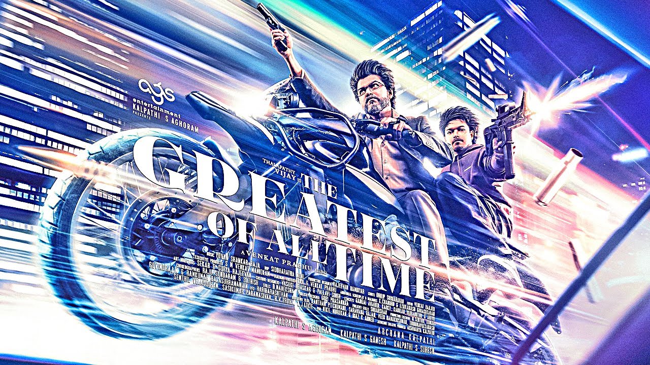 GOAT Second Look Poster - Thalapathy Vijay - The Greatest Of All Time ...