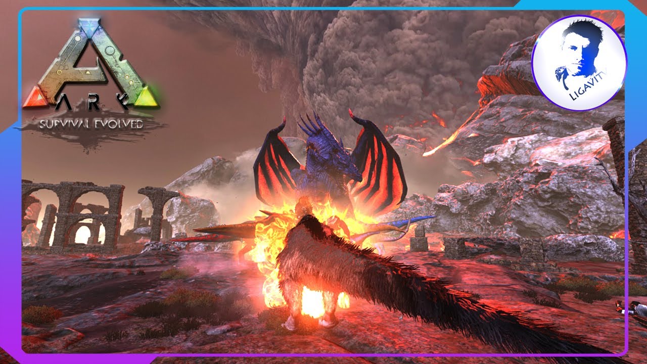 Gamma Dragon Boss Fight | SOLO | Official The Island | ARK: Survival ...