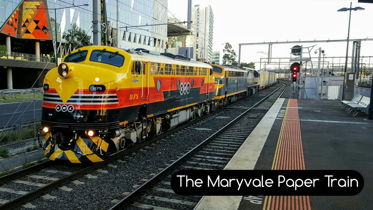 Melbourne Trains Vlog 25: The Maryvale Paper Train - YouTube