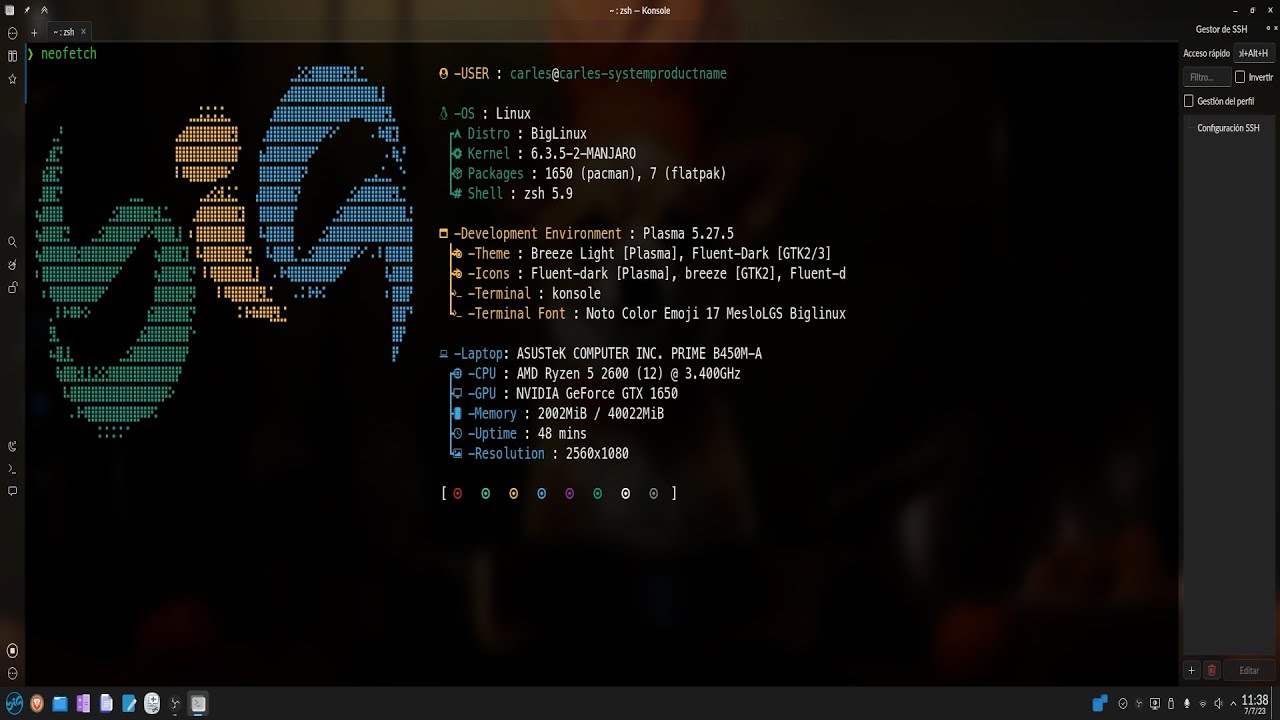 PRUEBO POR PRIMERA VEZ BIG LINUX Y ME QUEDO...😯😯😯 @BigLinuxx #BIGLINUX ...