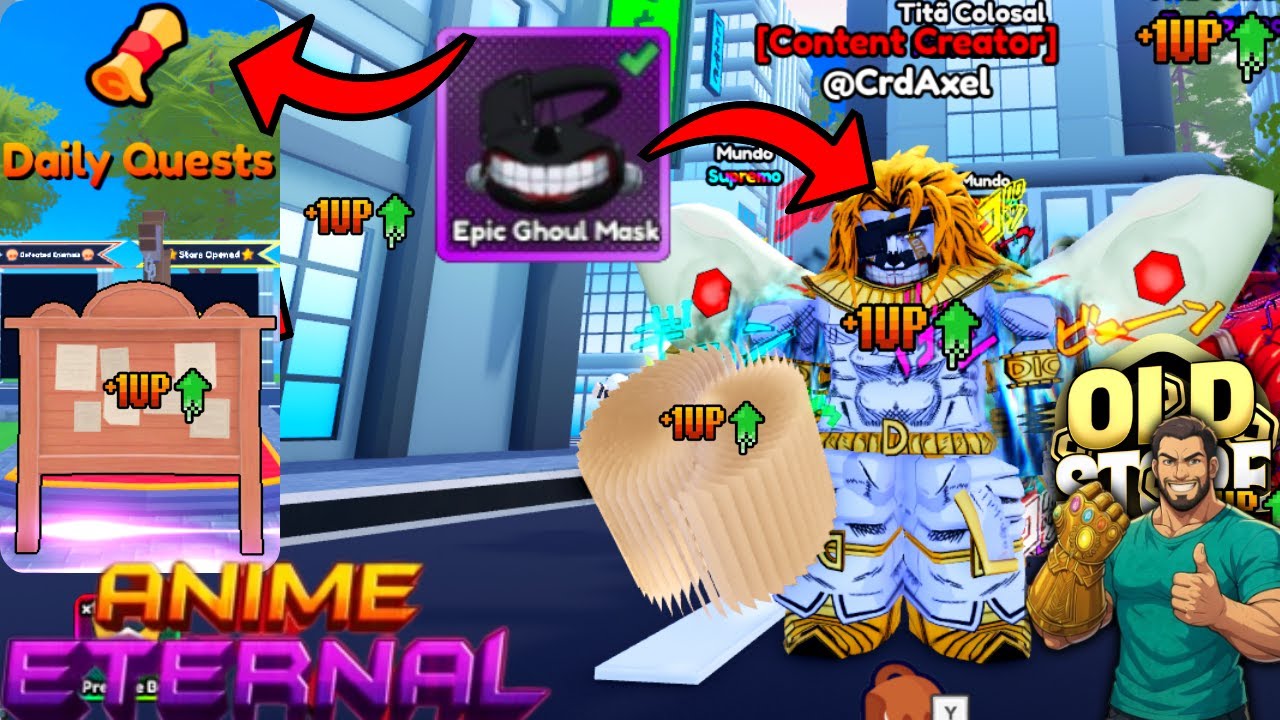 NEW GAME MODE & CONQUISTAS NESSA MINI UPDATE DO ANIME ETERNAL #ROBLOX ...
