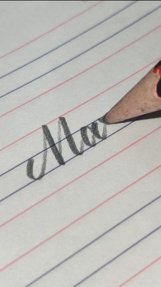 How to write "Mario" in cursive| #learningletters #shiningletters # ...