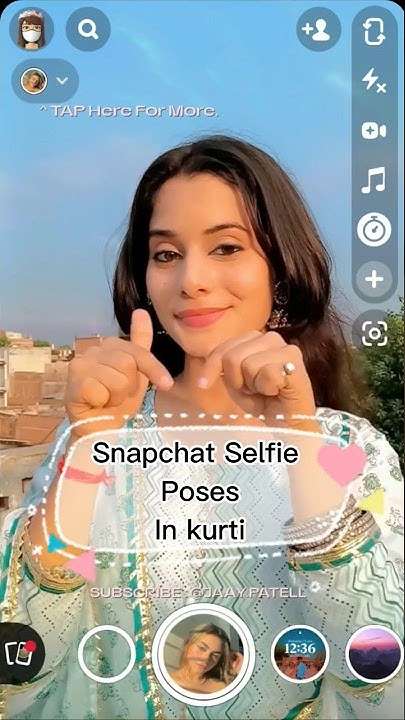 Snapchat Selfie Poses In Kurti Self Standing Kurti Poses 🫶 #shortsvideo #viralshorts #snapchat ...