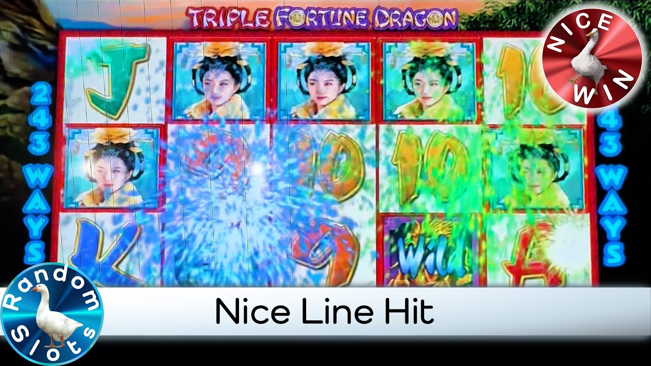 Triple Fortune Dragon Slot Machine Nice Win - YouTube