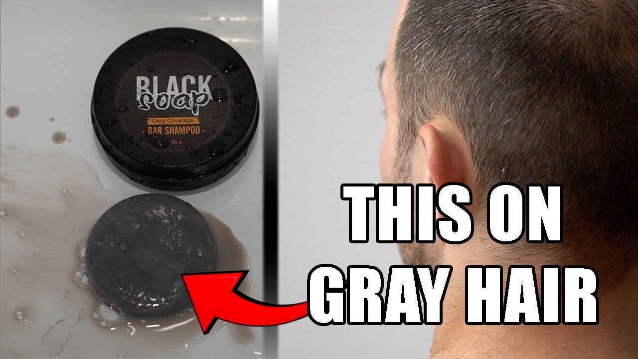 Black Soap Bar Shampoo Review - Grey Coverage Put To Real Life Test ...