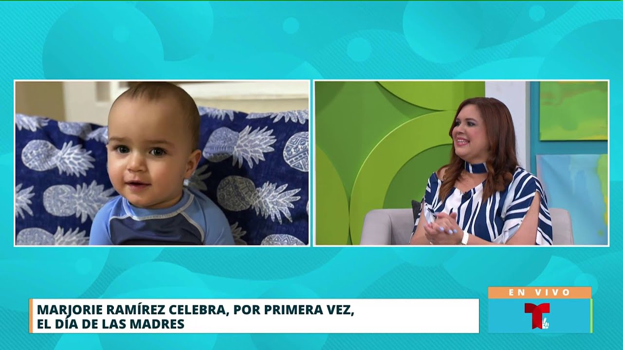 Llena de amor: Marjorie Ramírez celebra su primer día de madres con ...