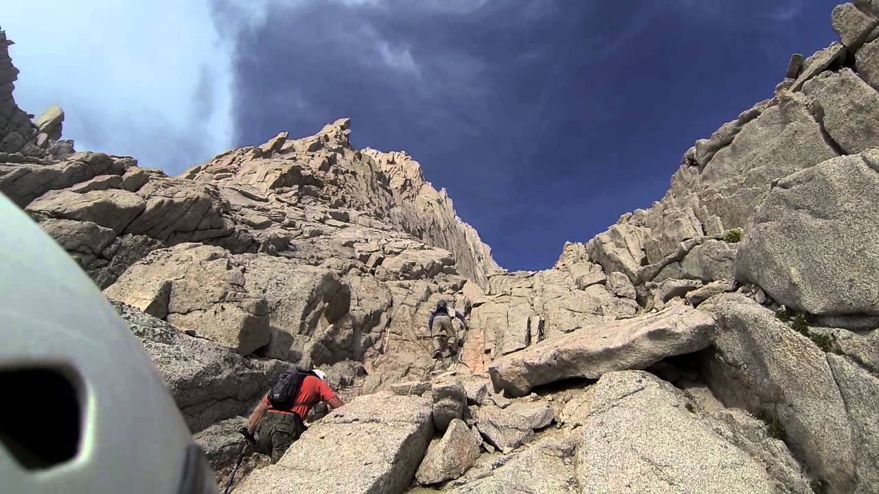 Mt Whitney- Mountaineers Route- The Chute - YouTube