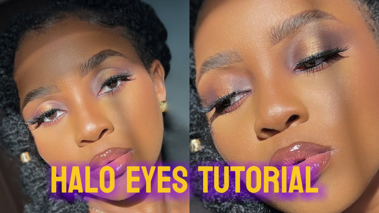 DETAILED HALO EYESHADOW TUTORIAL FOR BEGINNERS - YouTube