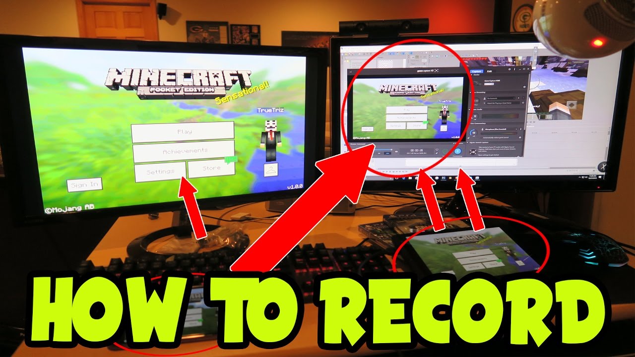 How To RECORD Minecraft Pocket Edition How To Record Your Screen For How To RECORD Minecraft Pocket Edition How To Record Your Screen For