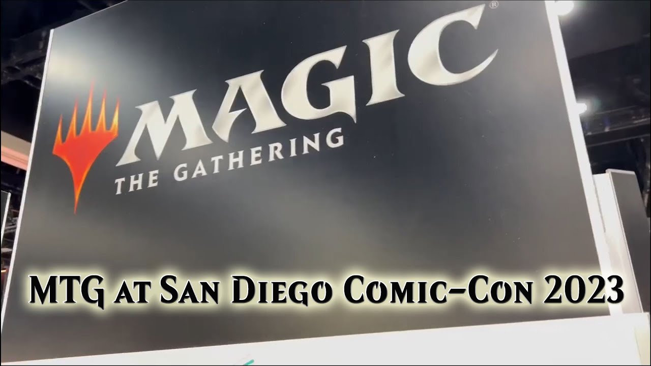 Checking out Magic: The Gathering at Hasbro's San Diego Comic-Con booth ...
