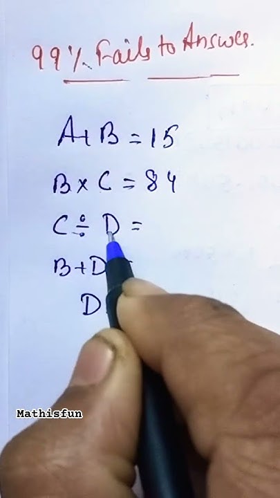 99%fails to answer 🔥🔥|Mathisfun| #shorts #youtubeshorts #viralvideo # ...