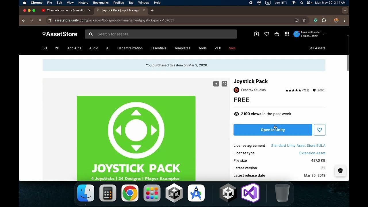 How to Convert Keyboard Controls to Touch Joystick in Unity | Answering Comments - YouTube