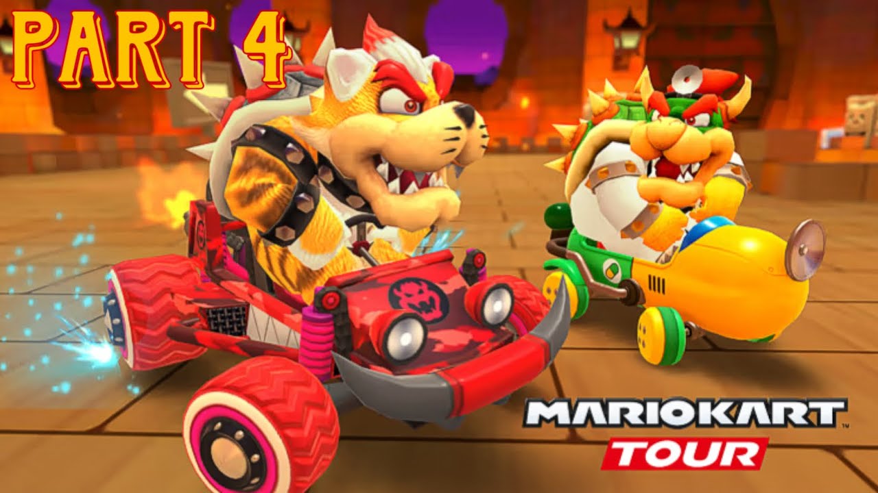 Bowser Tour Part 4: Fire Bro & Dry Bone Cup! | Mario Kart Mobile No ...