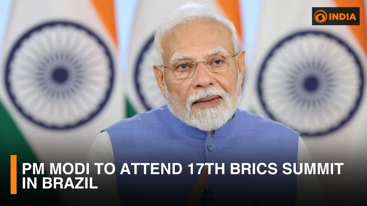 PM Modi to attend 17th BRICS Summit in Brazil & more updates | DD India ...