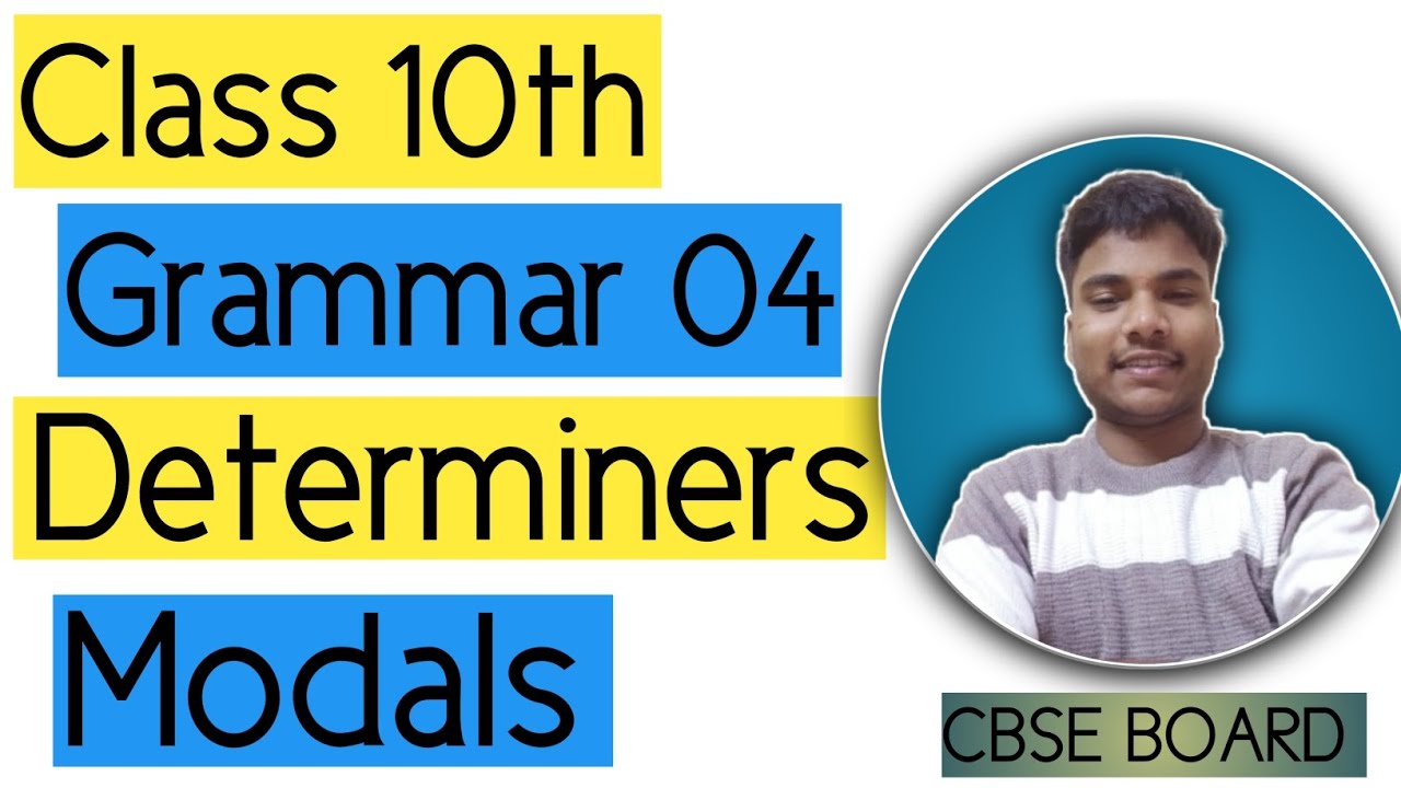 Class 10th Modals and Determiners in Oneshot 🔥Tenses || unseen passages ...