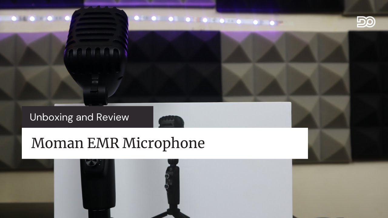 Moman EMR Microphone - Great looking Retro USB-C Microphone | Unboxing ...