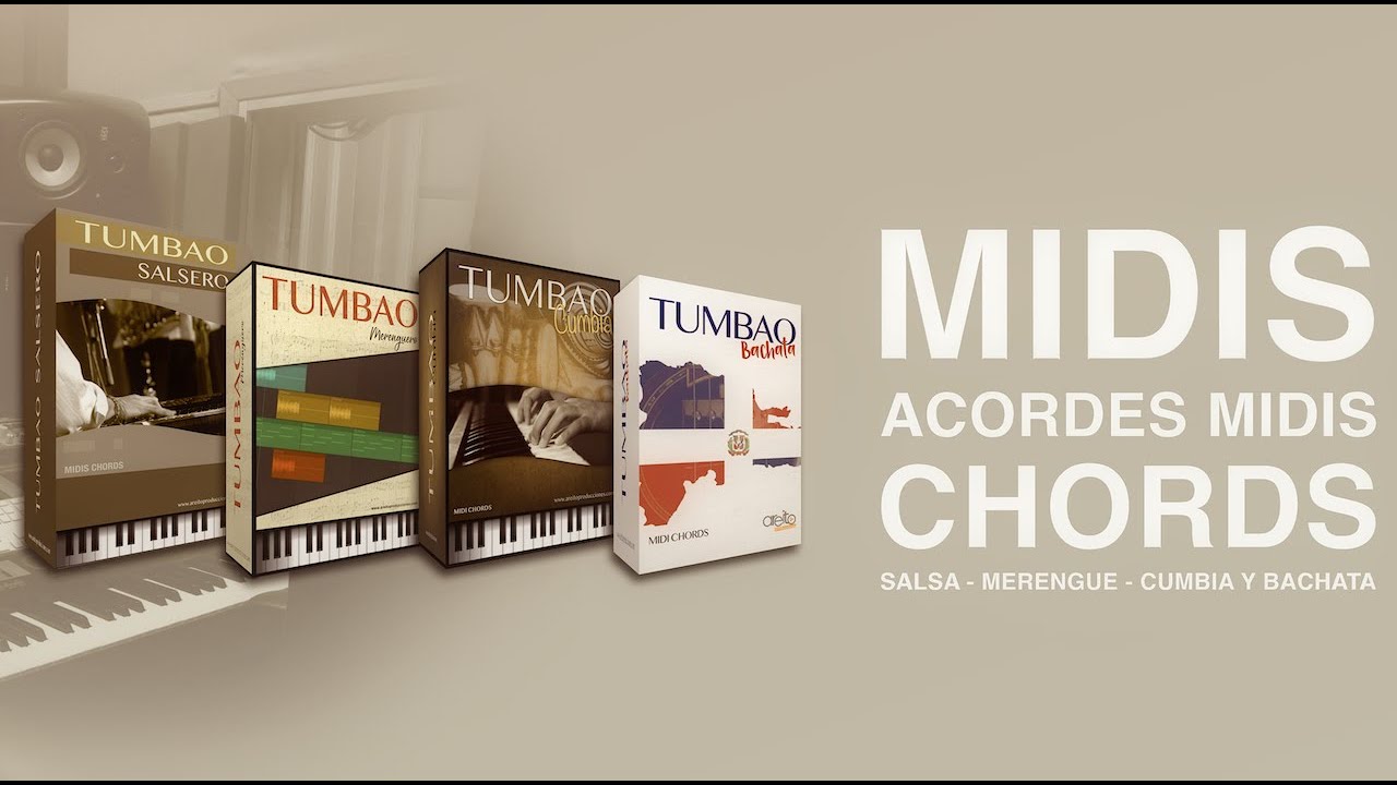 ACORDES MIDIS DE SALSA, MERENGUE, CUMBIA Y BACHATA (MIDI CHORDS) Chords ...