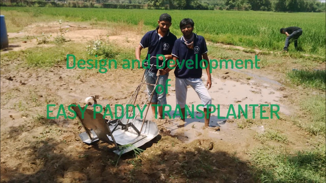 Easy Paddy Rice Transplanter - YouTube