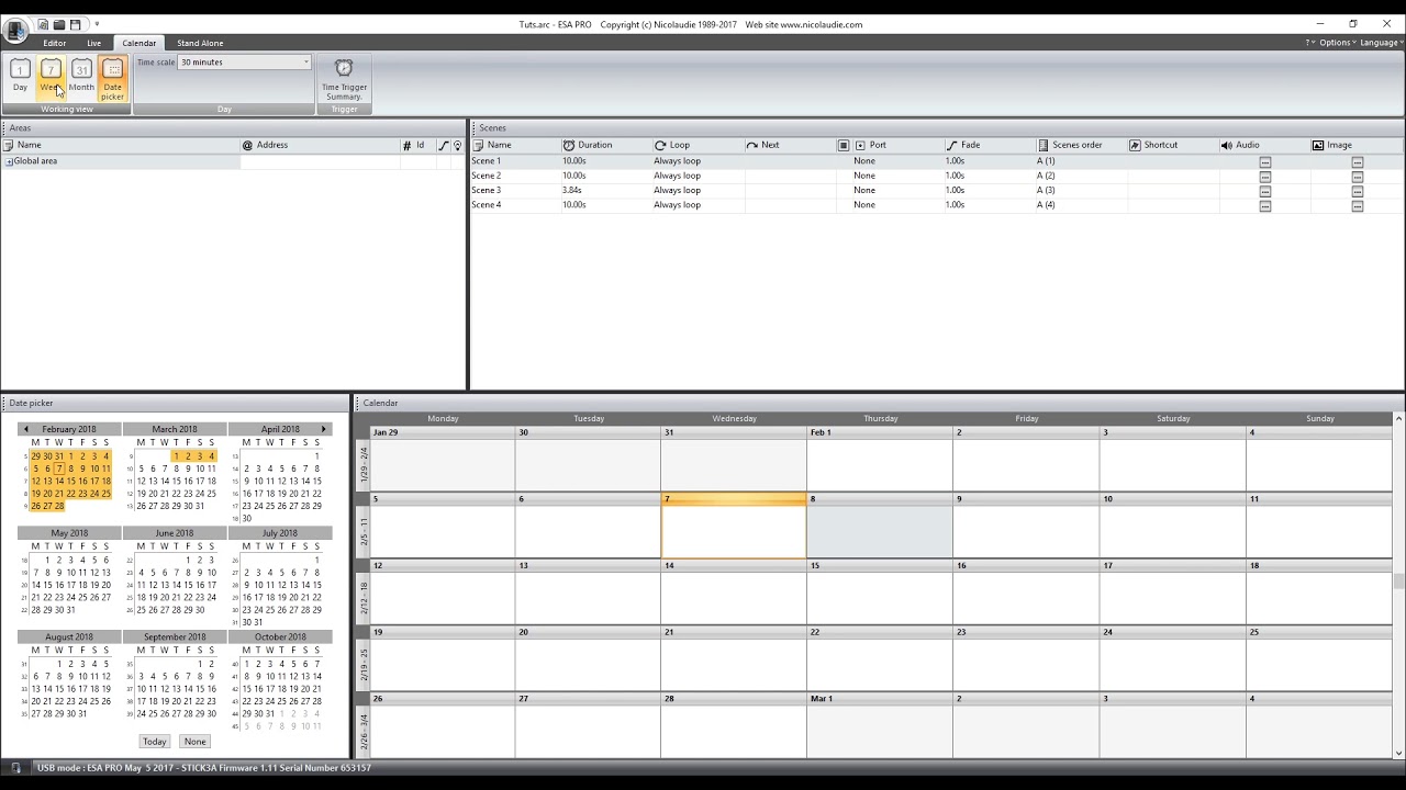 ESA PRO Calendar Trigger - YouTube