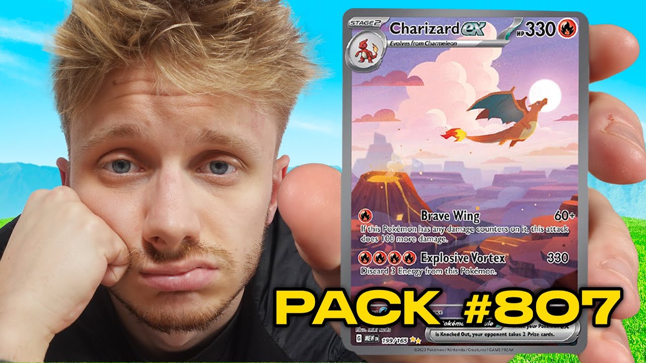 Opening 151 Packs Until I Pull Charizard - YouTube