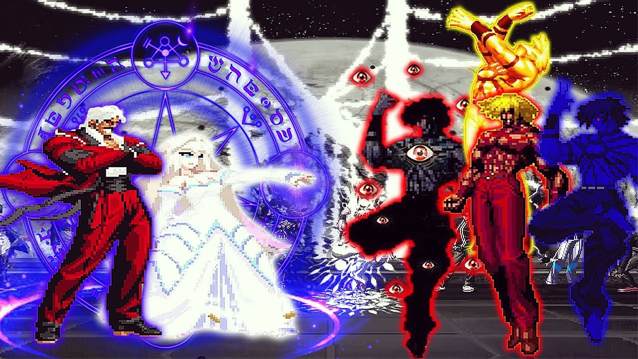 [KOF Mugen] Blue Flame Final Rugal Vs Bosses Orochi Team - YouTube